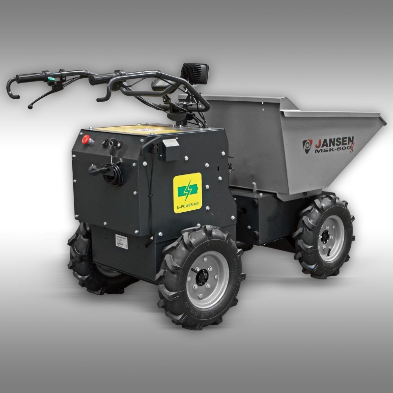 Električni mini dumper MSK-800X - Zanesljiv pomočnik za premikanje tovora!